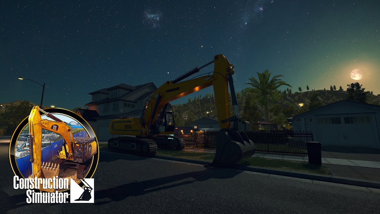 Construction Simulator [ DUAL JOYSTICK ] | Liebherr 956 - Swimming pool ...