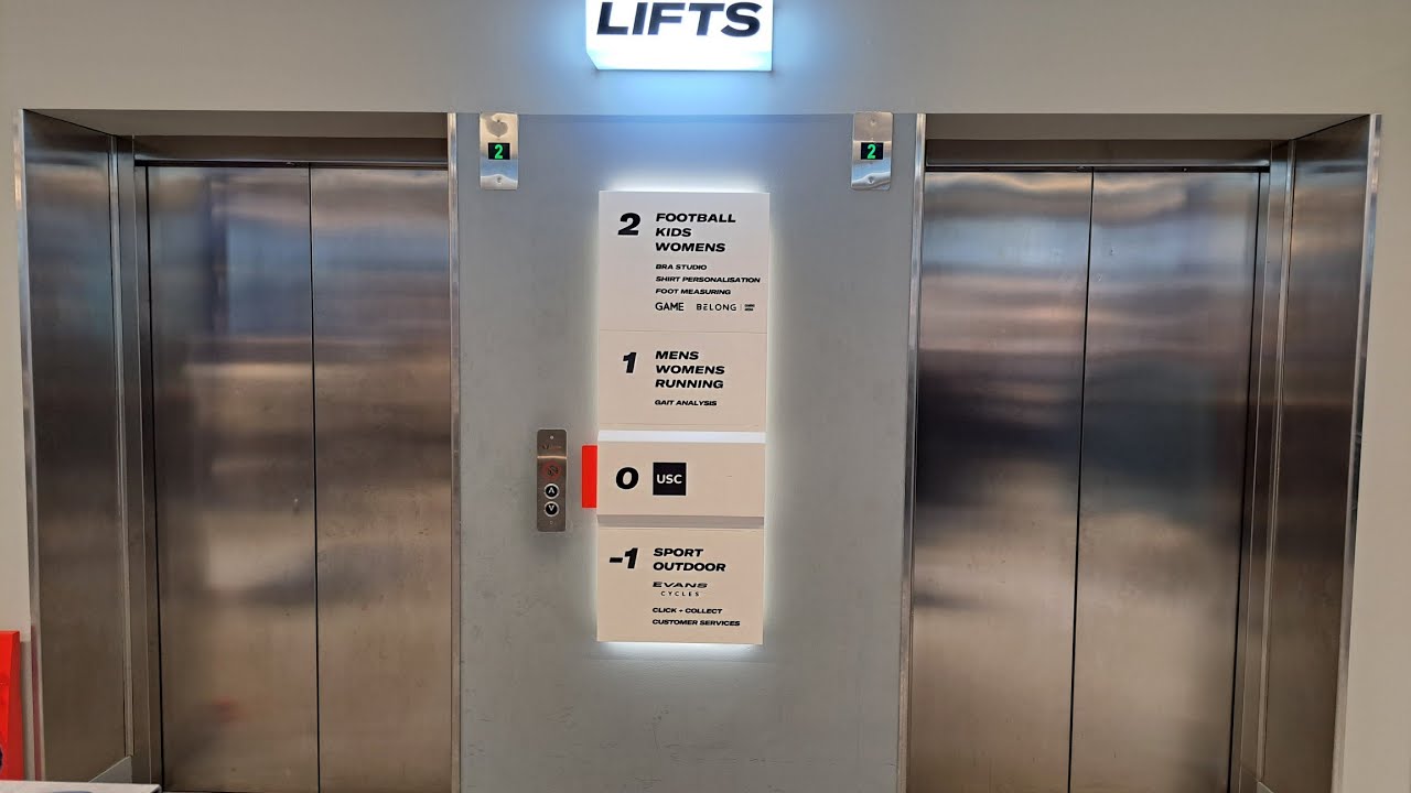 Yucky Hi-Tec Lifts At Sports Direct In Birmingham New Street - YouTube