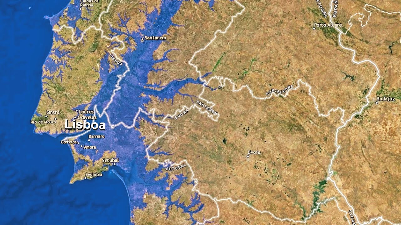Megatsunami, Portugal Simulação, Tsunami, Lisboa, Vale do Tejo, Setúbal ...