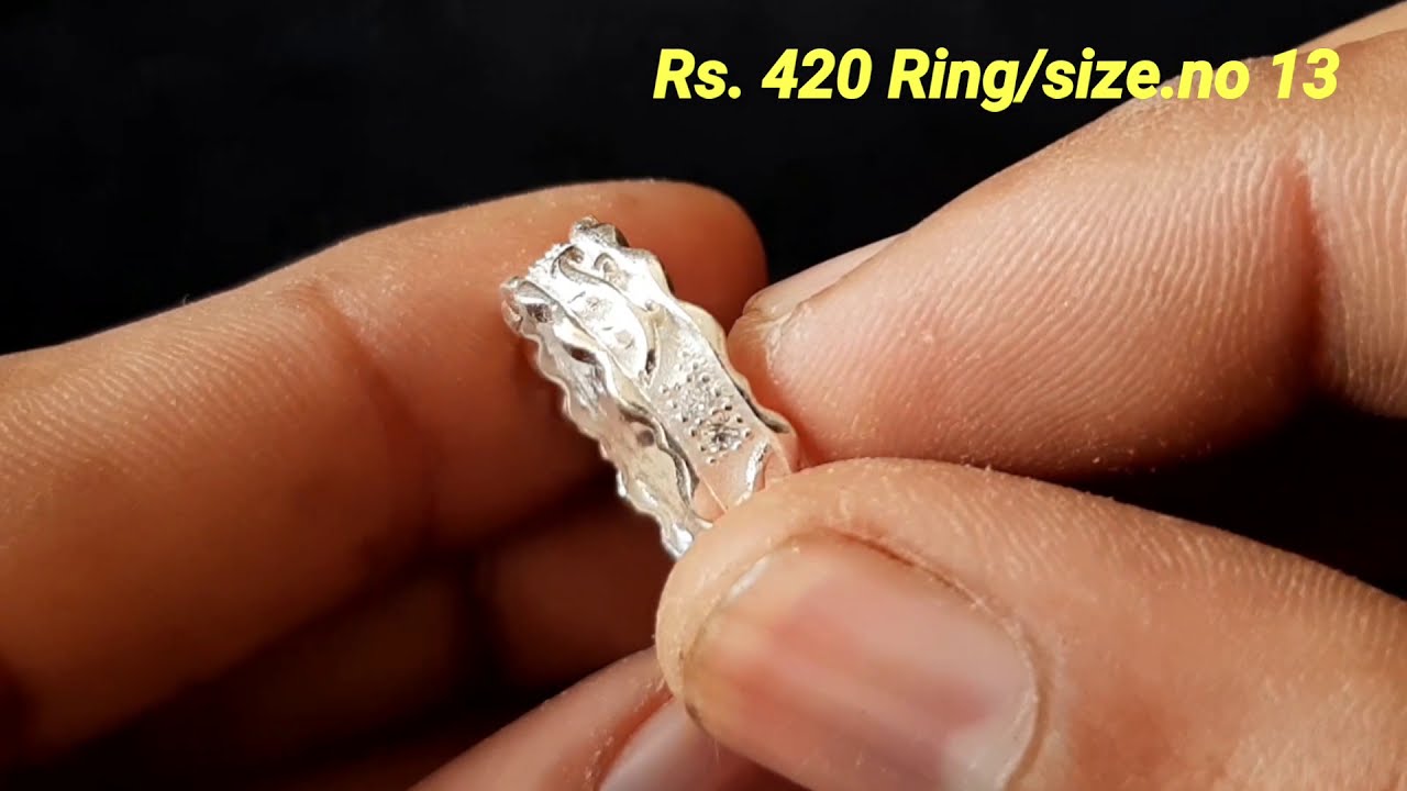 Latest Silver Ring Design For Girls With Price | Silver Ring Design ...
