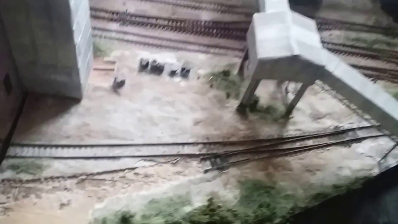 Cement/Stone works OO gauge layout - YouTube