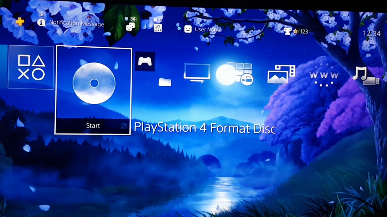 Amazing Sakura River HiQ Dynamic Theme Ps4 Design - YouTube