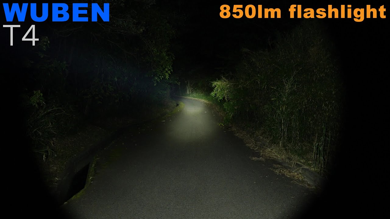 WUBEN T4 850lm #flashlight - YouTube