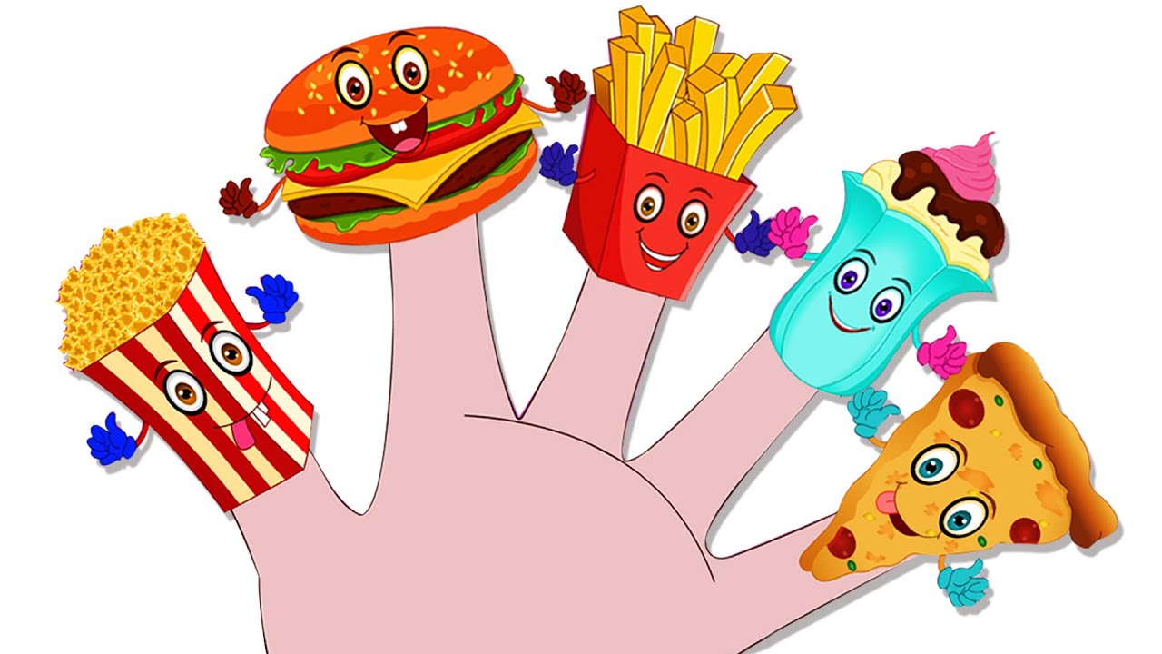 Food Finger Family Song + Many More Finger Family Rhymes And Kids Songs ...