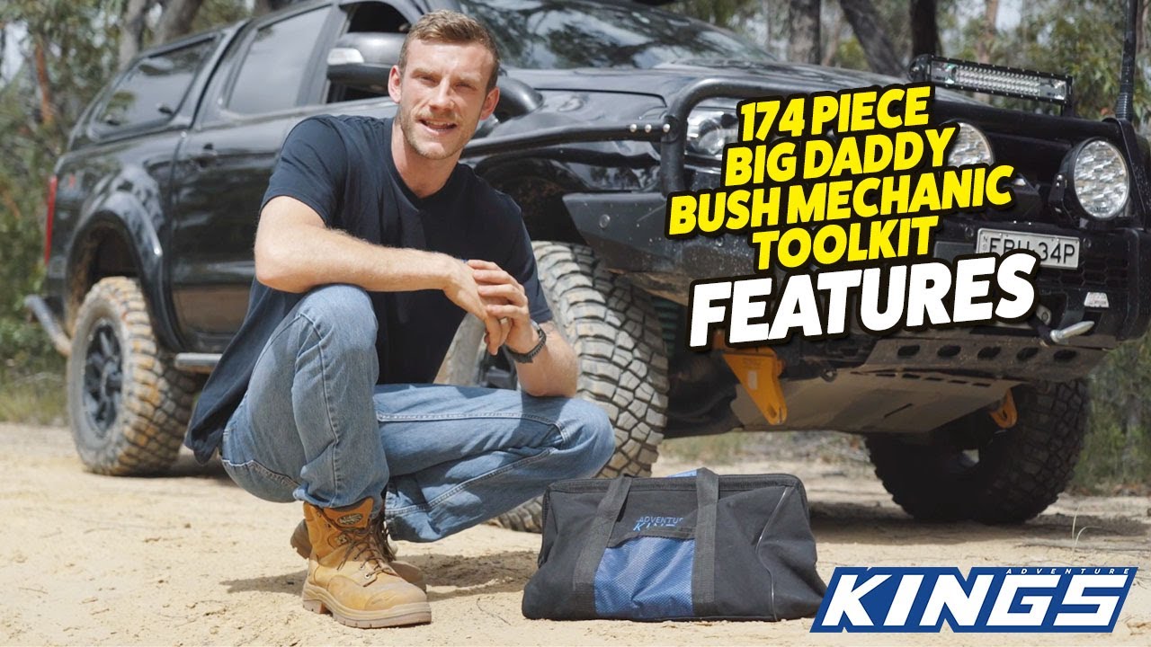 Adventure Kings 174 Piece Big Daddy Bush Mechanic Toolkit Features ...