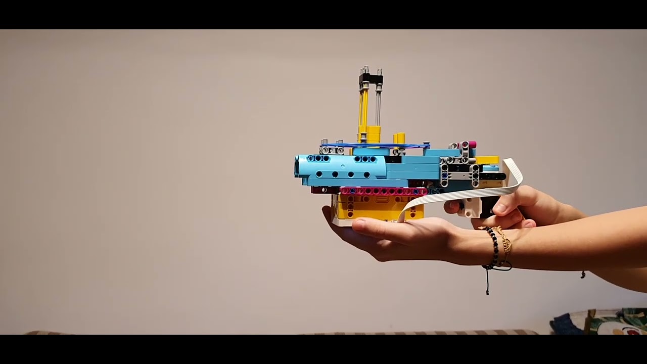 Pistol cu piese Lego (Automatic Handgun - Lego Spike Prime) - YouTube