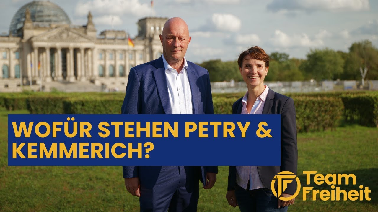 Unsere wichtigsten Themen | Thomas Kemmerich & Frauke Petry - YouTube