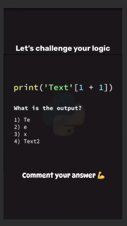 Comment Your Answer Codingchallenge Coding Python Webdevelopment Quiz Javascript