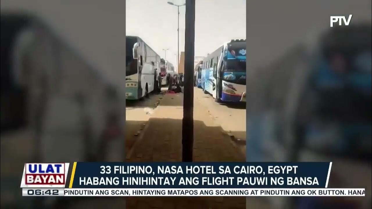 Ilang mga Pinoy na inilikas mula Sudan, darating na sa bansa - YouTube