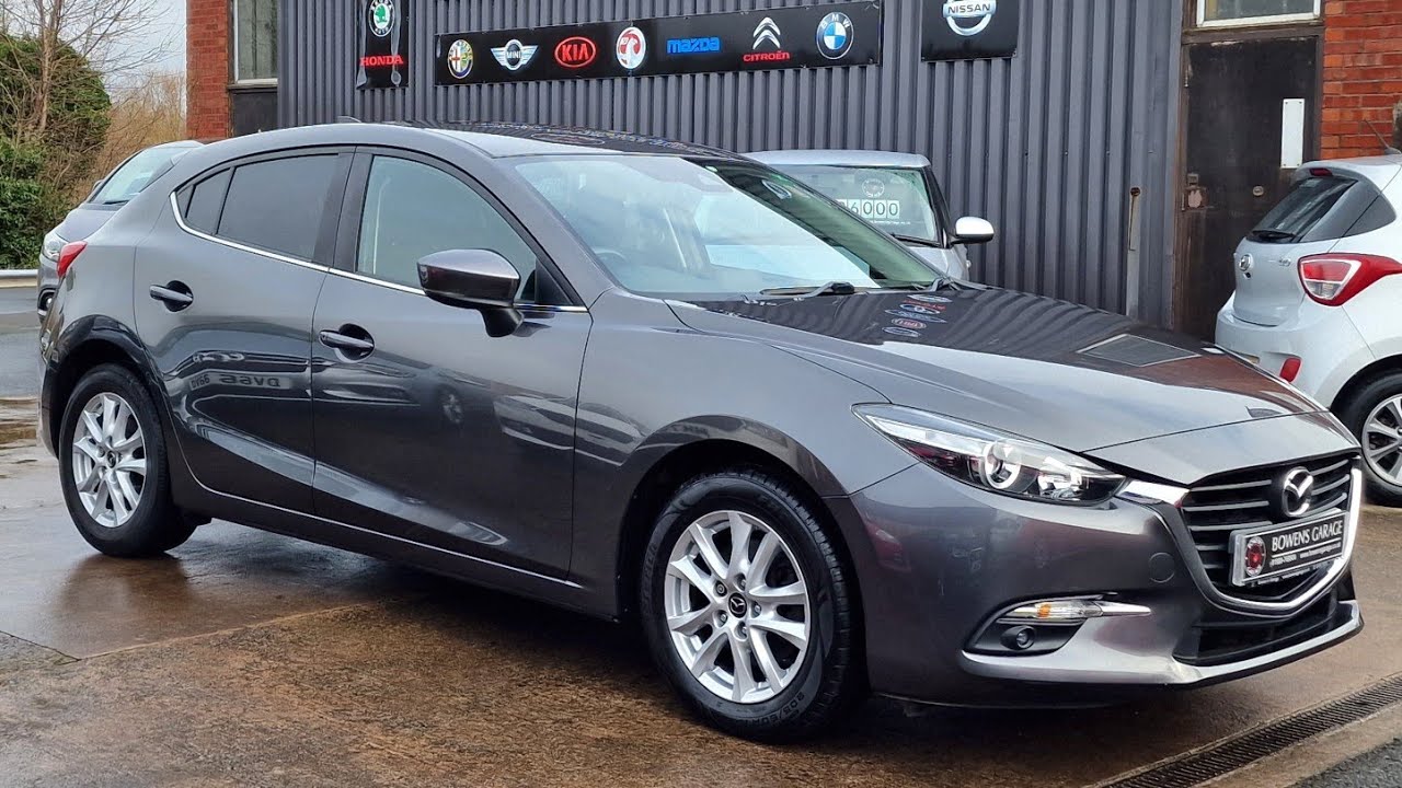 2017 (66) Mazda 3 SE-L Nav 2.0 5Dr in Machine Grey. 28k Miles. Demo +1 ...