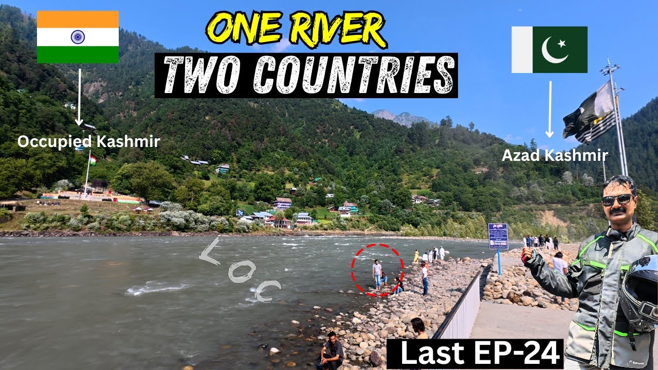 ONE RIVER 2 COUNTRIES - THIS RIVER IS HALF IN INDIA AND HALF IN ...