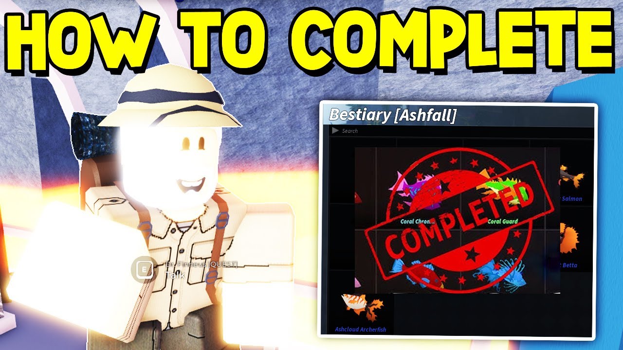 How TO COMPLETE ASHFALL EVENT in FISCH! (Fisch Ashfall Bestiary Guide ...
