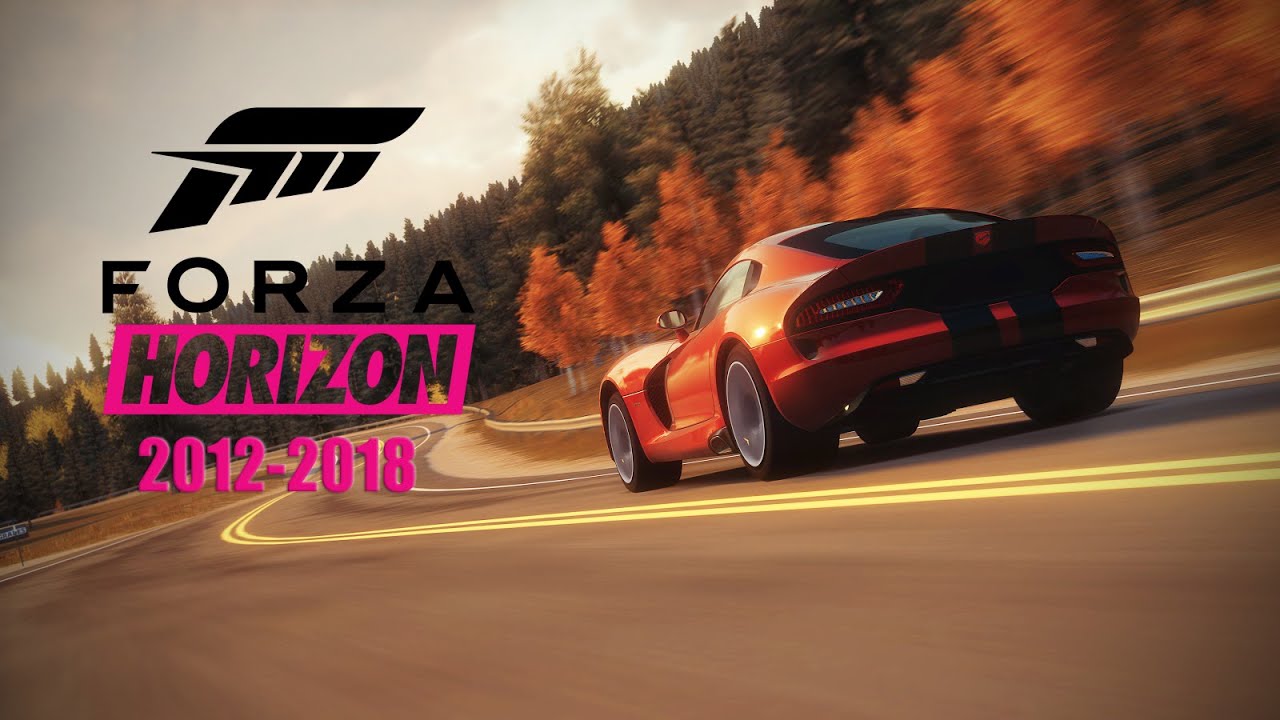 تطور للعبة (Forza Horizon evolution from (2012-2018 - YouTube