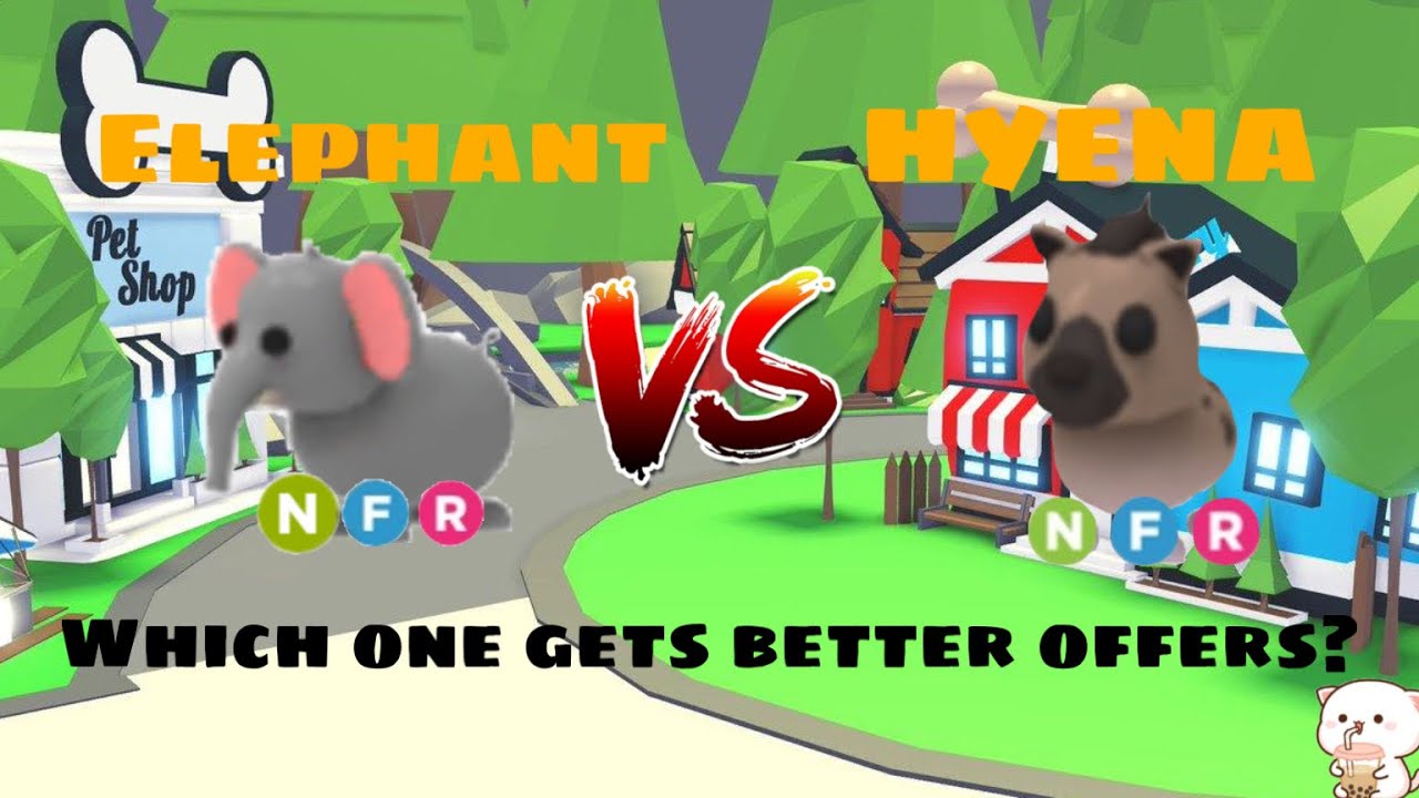 NEON HYENA OR NEON ELEPHANT which gets better offer?(adopt me!) - YouTube