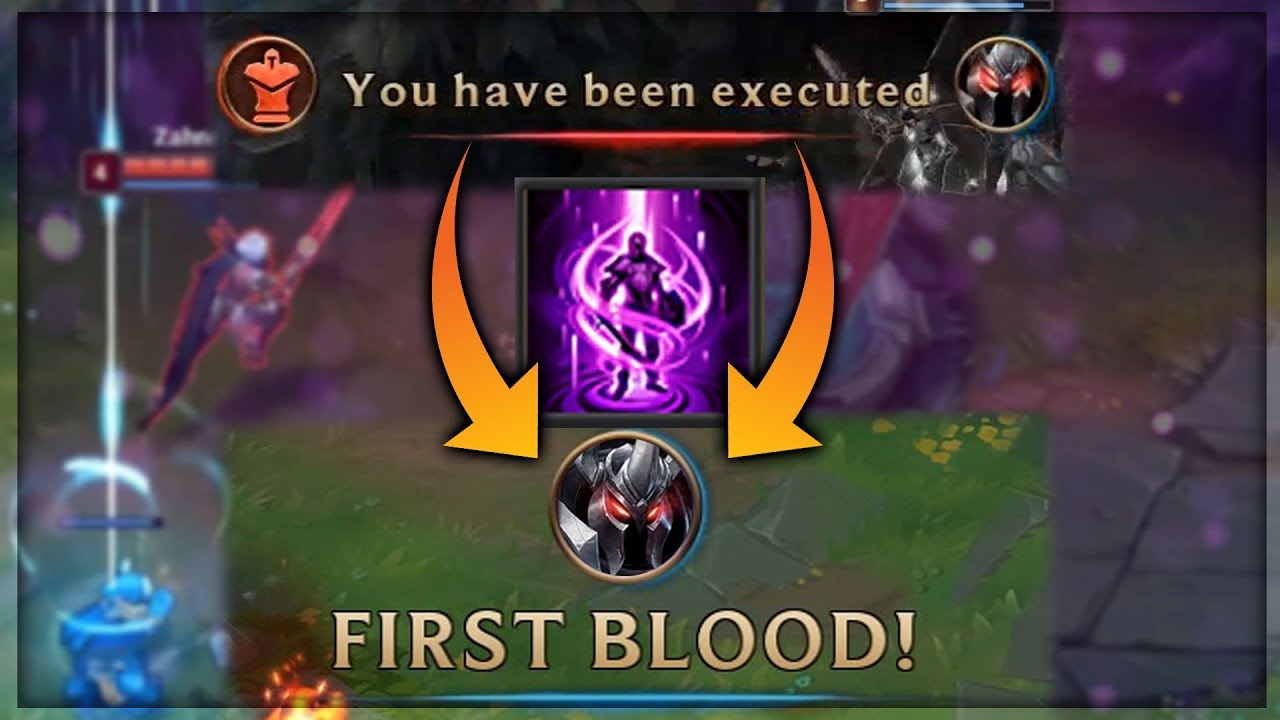 NEW 200IQ WAY TO GET FIRST BLOOD..? (League of Legends) - YouTube