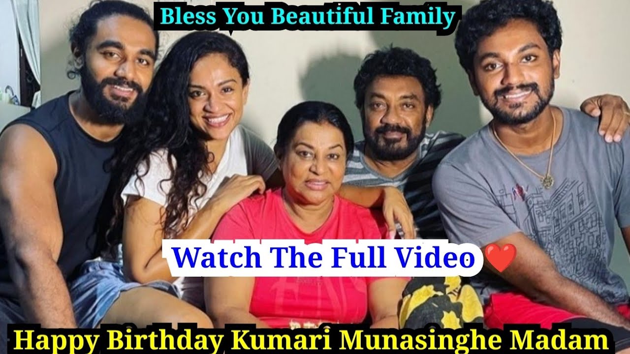 Watch Video Of Kumari Munasinghe's Surprise On Her Birthday Mid Night ...