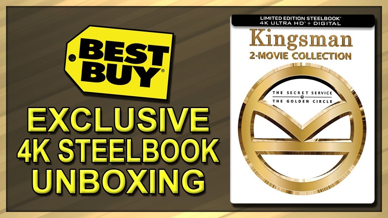 Kingsman: 2-Movie Collection Best Buy Exclusive 4K+2D Blu-ray SteelBook ...