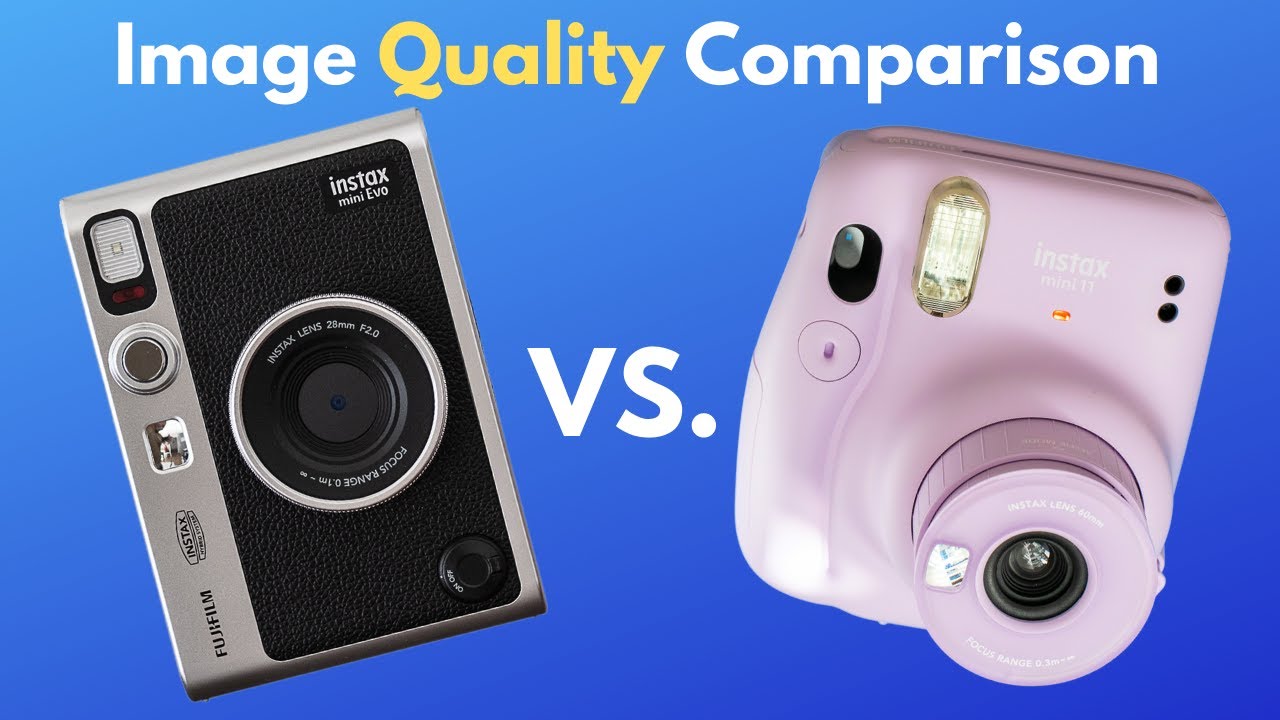 Fujifilm Instax Mini EVO vs. Mini 11 Comparison and Image Quality - YouTube