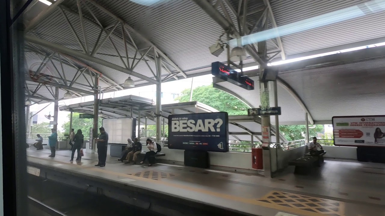 LRT Plaza Rakyat to PWTC station - YouTube