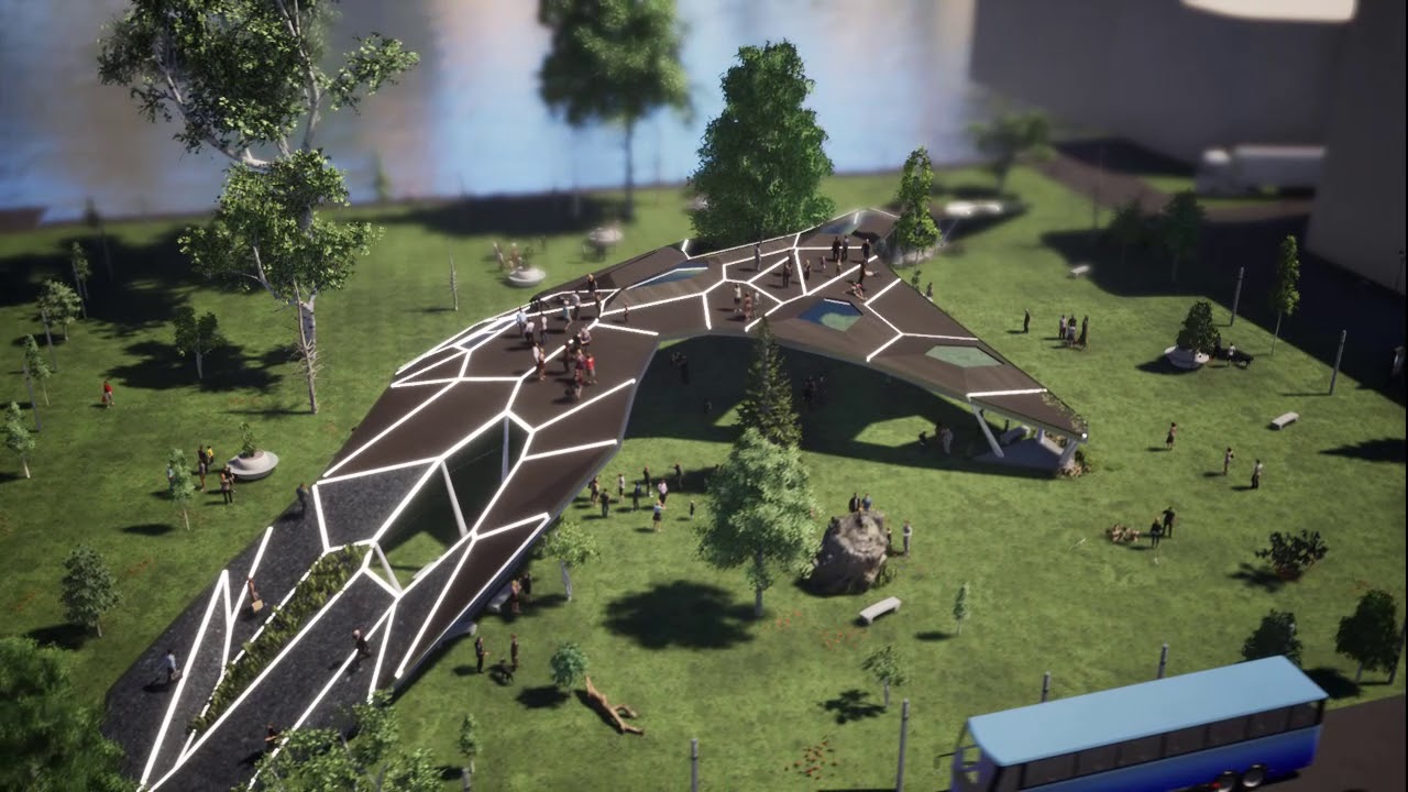 Biomorphic - Market Pavilion Design - YouTube