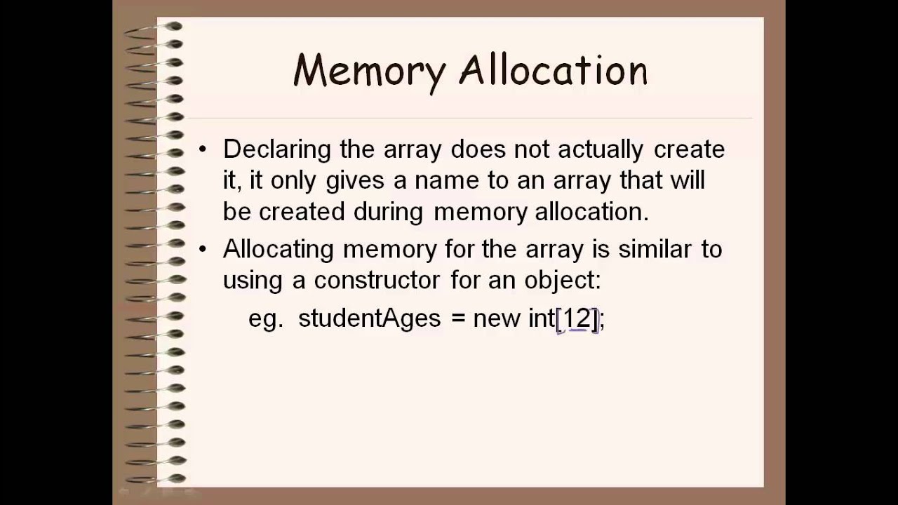 ICS3UO - Lesson 14 - Arrays - YouTube