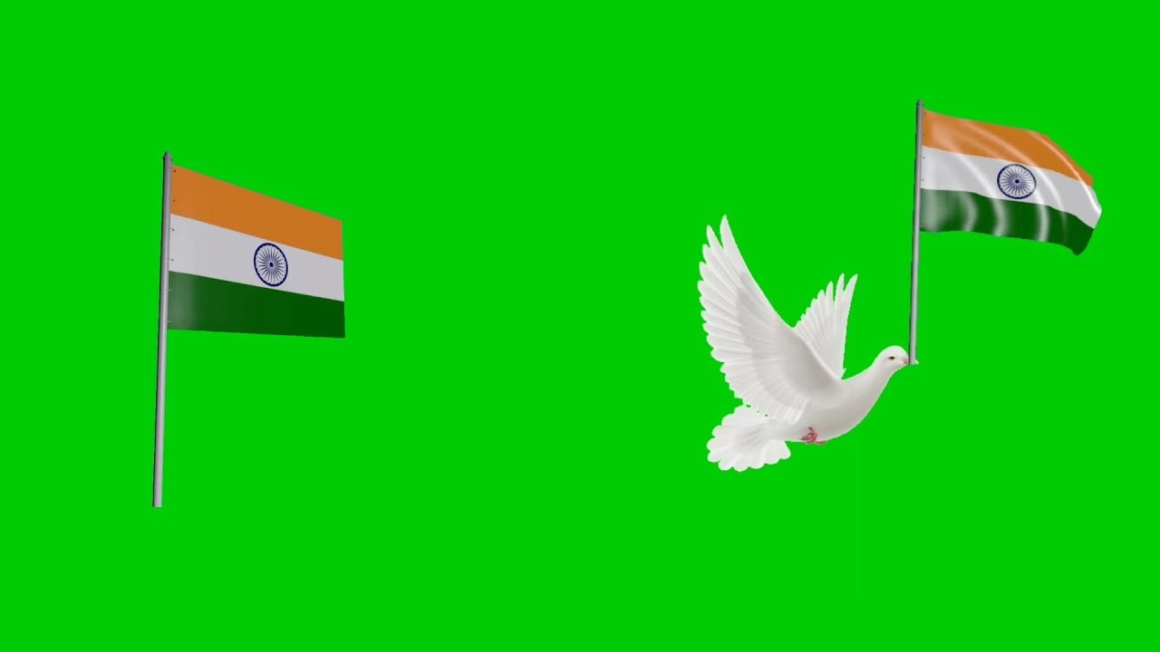 Indian flag green screen-BiRDs&tecHNicAl - YouTube