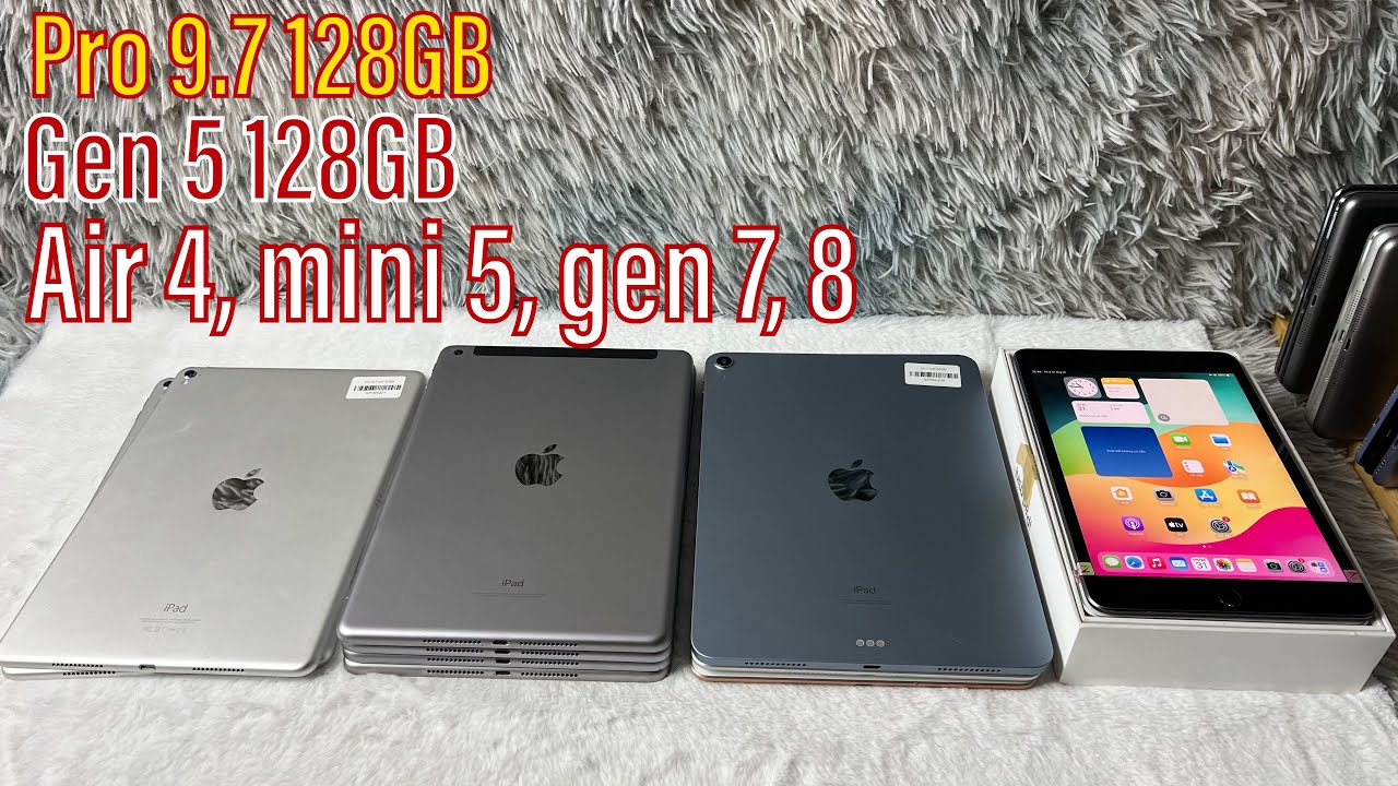 Ipad pro 9.7, mini 5, air 4, gen 5,... cũ giá rẻ dưới 5 triệu đáng mua ...