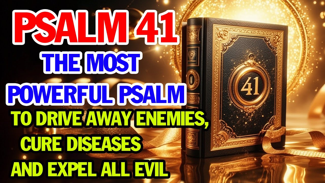 PSALM 41 THE MOST POWERFUL PSALM TO DRIVE AWAY ENEMIES, CURE DISEASES ...