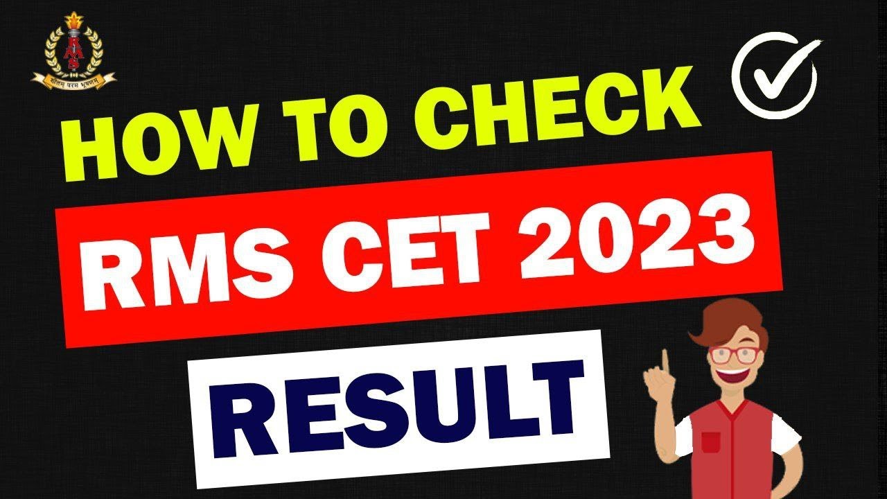 RMS CET RESULT OUT:How to Check RMS CET 2023 Result |RMS CET Result ...