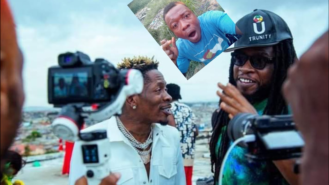 Shatta wale on set shooting new song video all behind-the-scenes - YouTube