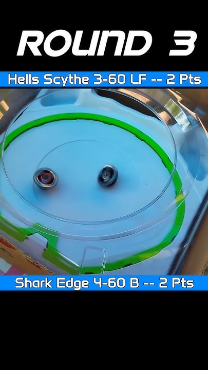 Beyblade X - Hells Scythe 3-60 LF VS Shark Edge 4-60 B #beybladexbattle #beyblade #beybladex # ...