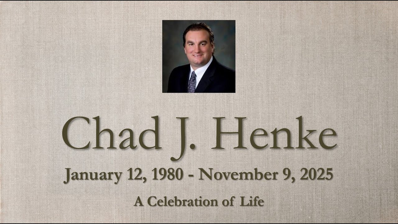 11/21/2025 11:00AM Chad J. Henke Celebration of Life - YouTube