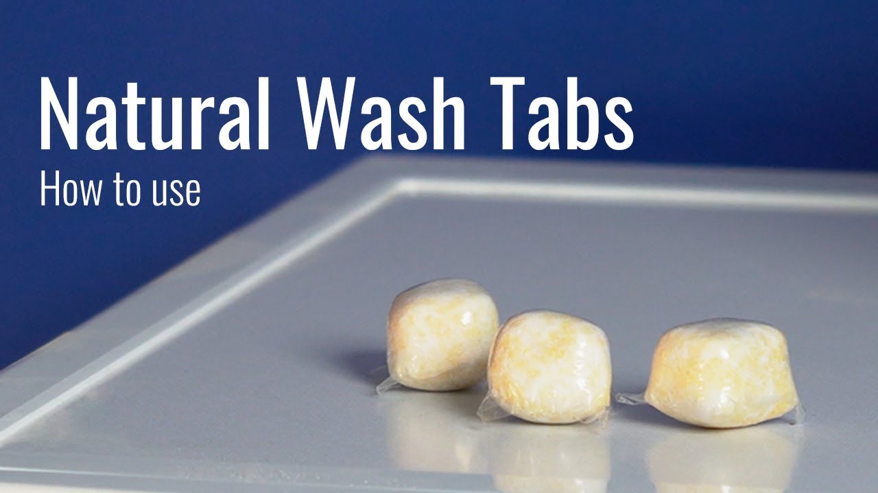 Natural Wash Tabs - Funktionswaschmittel-Tabs (Anwendung) - YouTube