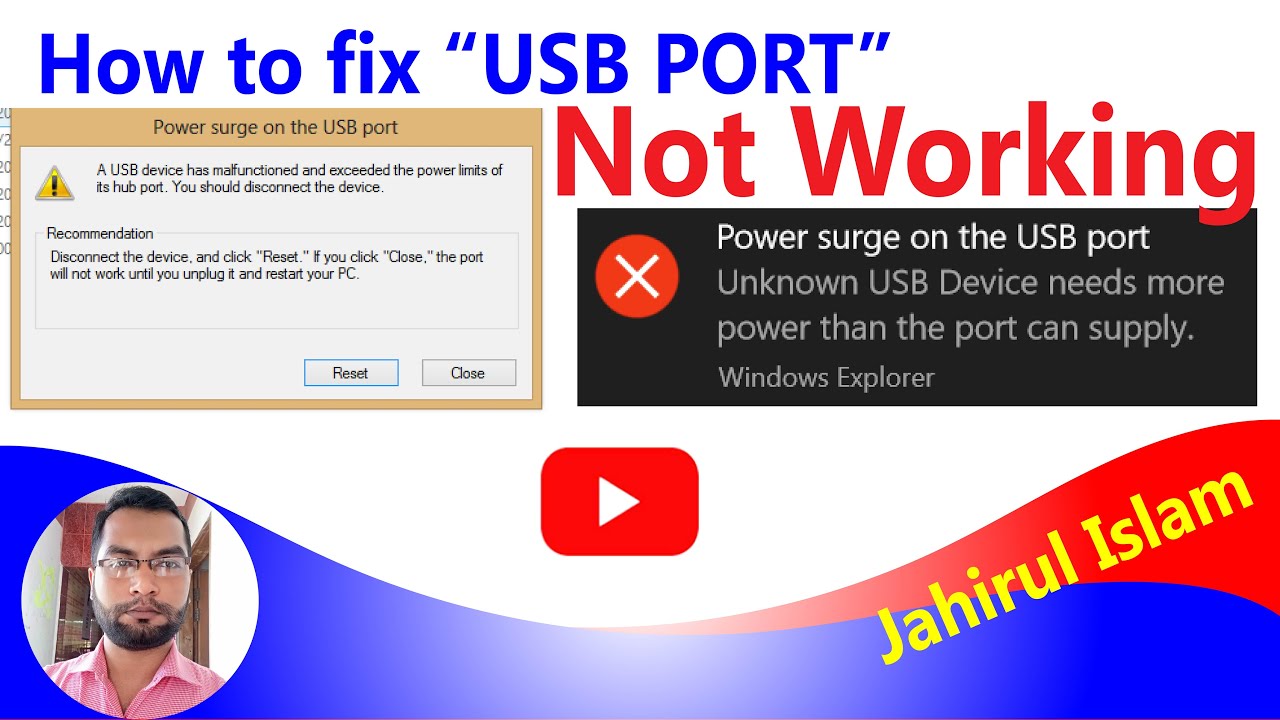 How To Fix The USB Port Power Surge On Windows 10 7 USB Not Working how-to-fix-the-usb-port-power-surge-on-windows-10-7-usb-not-working