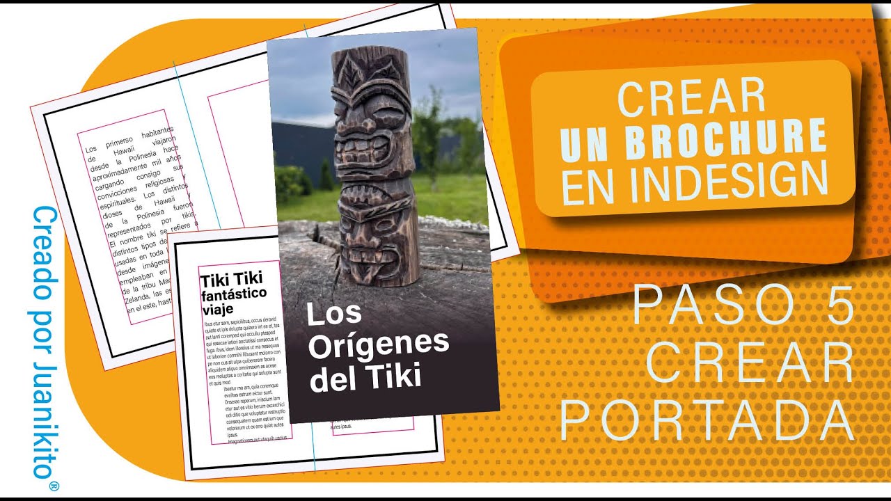 Creando una portada y refinando detalles para un brochure en Indesign ...
