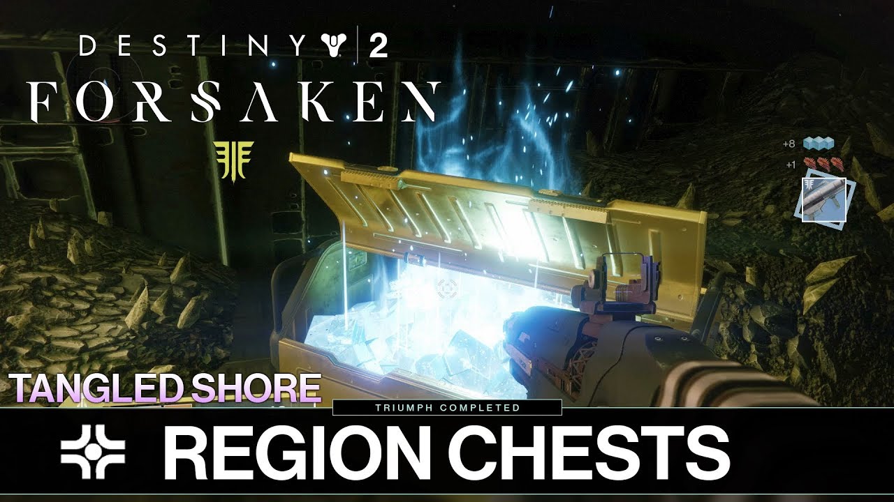 Tangled Shore Region Chests Locations Destiny 2 Forsaken - YouTube