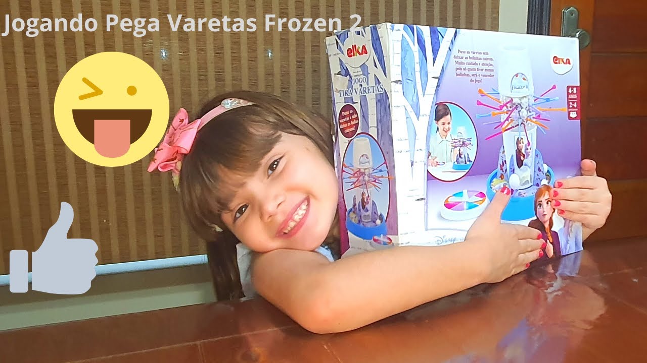 Jogando Pega Varetas Frozen 2 - YouTube