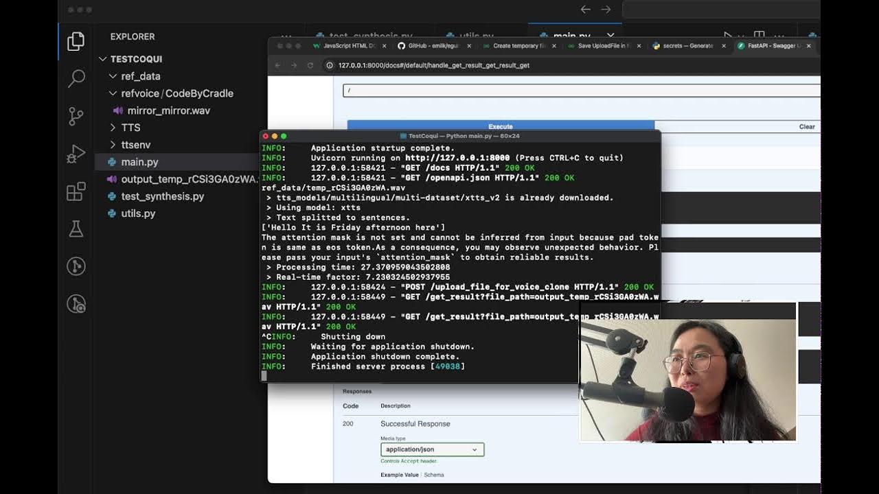 ASMR & Coding | Python FastAPI | Making a microservice - YouTube