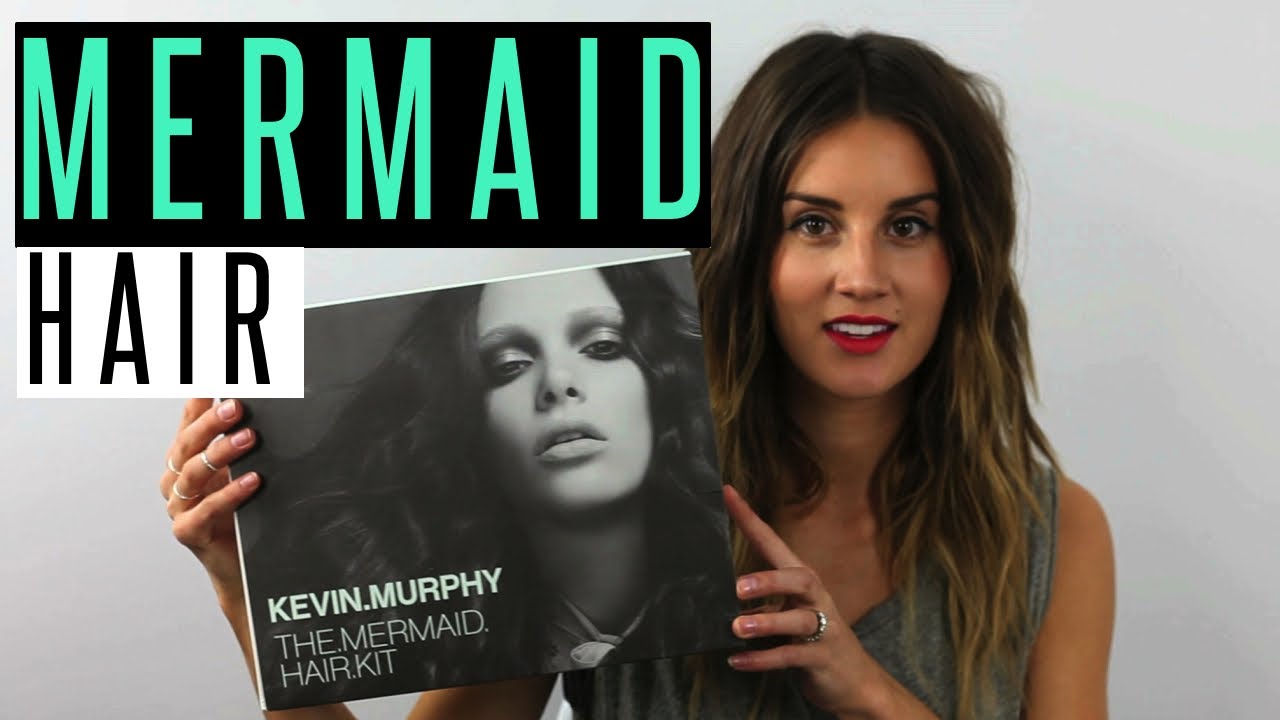 Kevin Murphy Mermaid Hair Kit Tutorial // Messy Beach Hair - YouTube