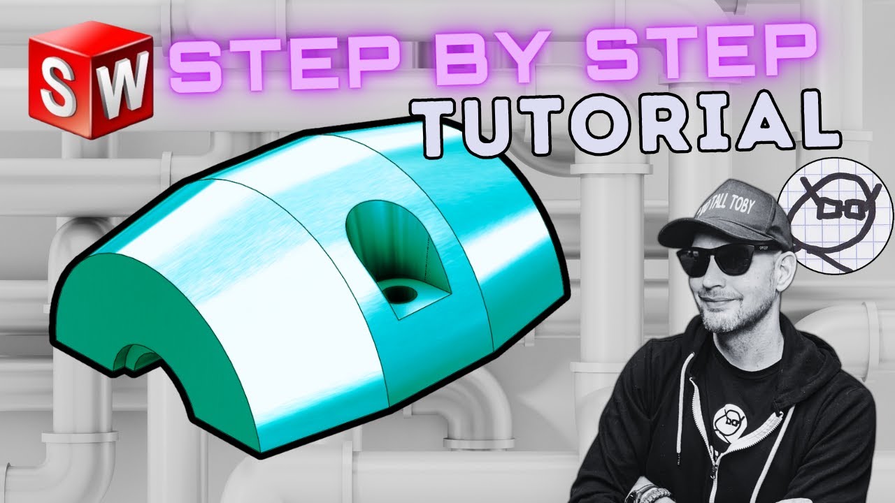 FREE SolidWorks Training Tutorial - SINK WEIGHT - YouTube