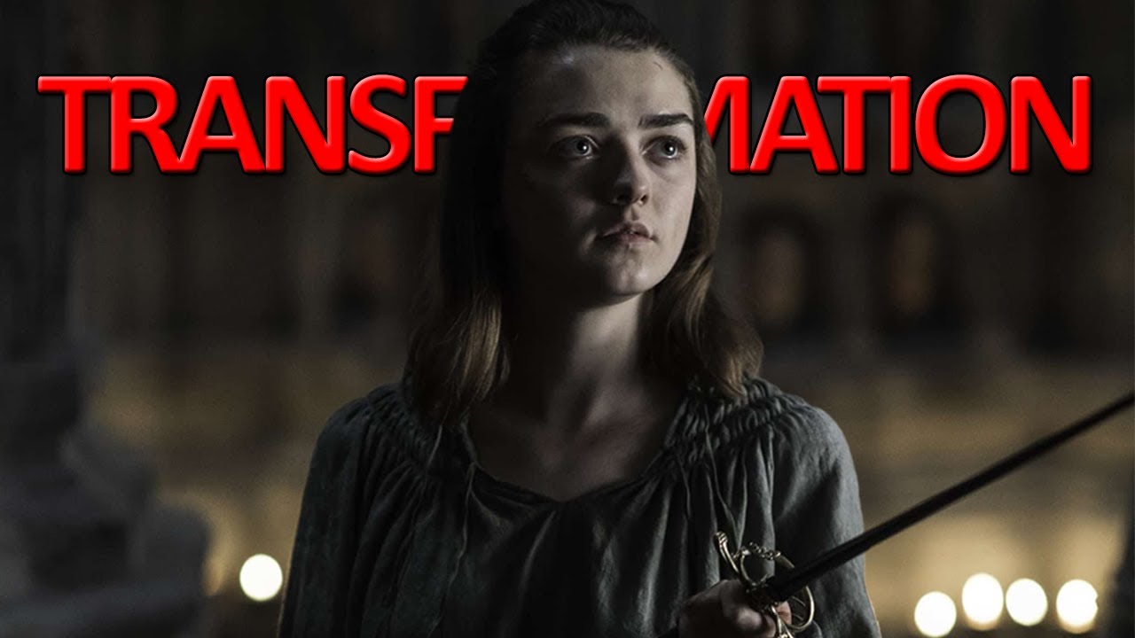 The Transformation of Arya Stark - YouTube