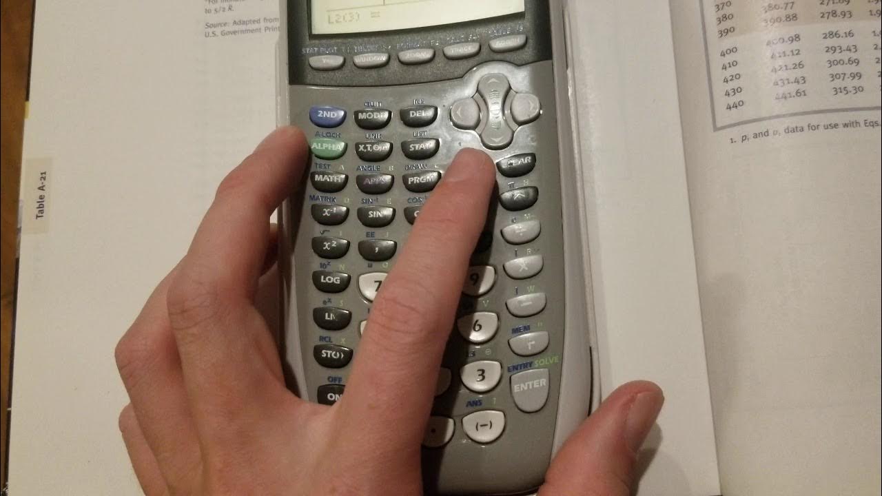 How to do Interpolation on a TI-84 - YouTube