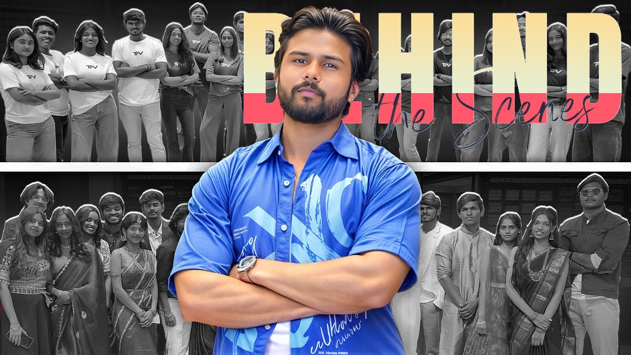 BEHIND THE SCENES WITH || BVS GANESH ||@TheFashionVerge #akhilvlogs0007 ...