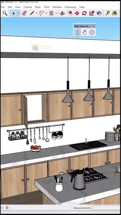 How to use DBS move plugin in sketchup - YouTube