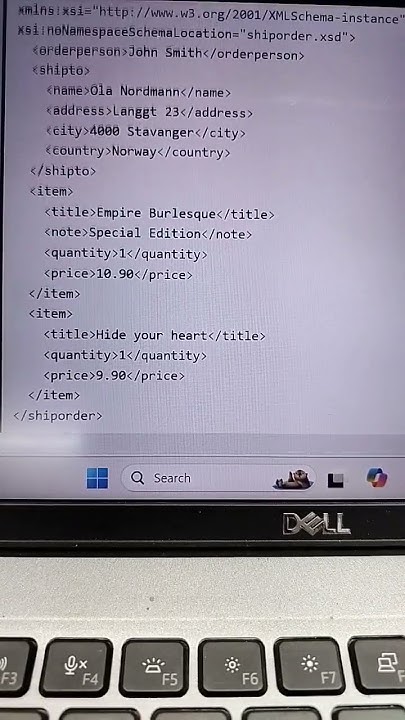 simple XML document file #xml #java #javascript #html #learnprogramming ...