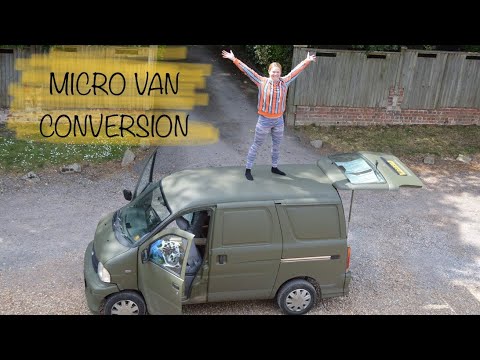 Van Conversion of a Microcamper - Daihatsu Extol - YouTube