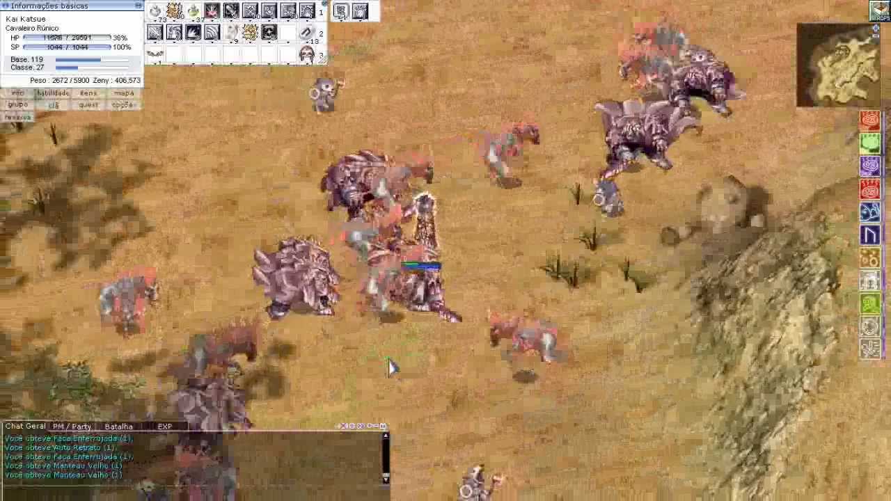 Ragnarok Online | Mapas Especiais - Sala Terror | Cavaleiro Rúnico e ...