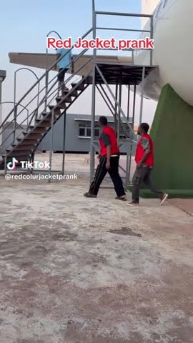 Airline Red jacket prank - YouTube