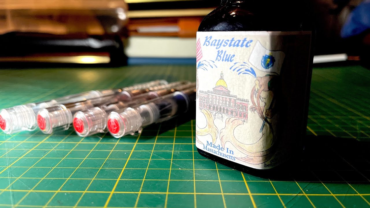 Bay State Blue Ink Test - YouTube