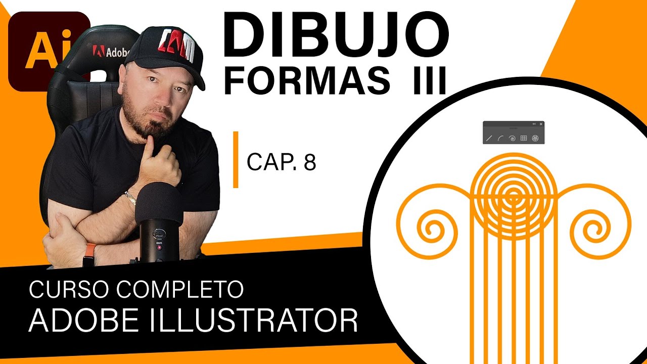 ⚡CAP. 8 - ILLUSTRATOR - Otras herramientas de formas básicas - Curso Completo de Adobe ...